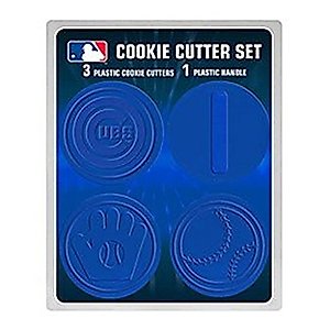 MLB Chicago Cubs Officially Licensed Set of Cookie Cutters