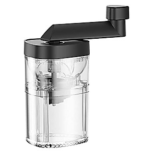 Travel Manual Coffee Grinder Maker Conical Burr Mill with Adjustable Setting Portable Hand Crank Coffee Grinder Manual Coffee Grinder Hand Coffee Grinder Large