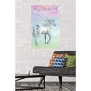 Trends International Unicorn On Pastels Wall Poster, 22.375" x 34", Unframed Version