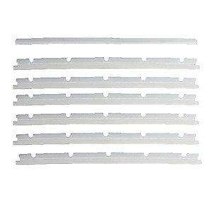KingBra Vacuum Cleaner Accessories Replacement 6pcs Roller Brush Strips + 1pcs Protective Strips Cleaner Compatible with Neato XV Series XV-11 XV-12 XV-14 XV-15 XV-2 (7pcs per Pack,Transparent)