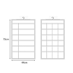 GUAGLL Household Wardrobe Storage Bag for Bra Panties Socks Non-Woven Storage Wall Hanging Bag