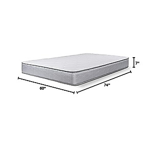 DREAMFOAM Bedding Doze 7" Mattress-Medium Comfort, Short Queen