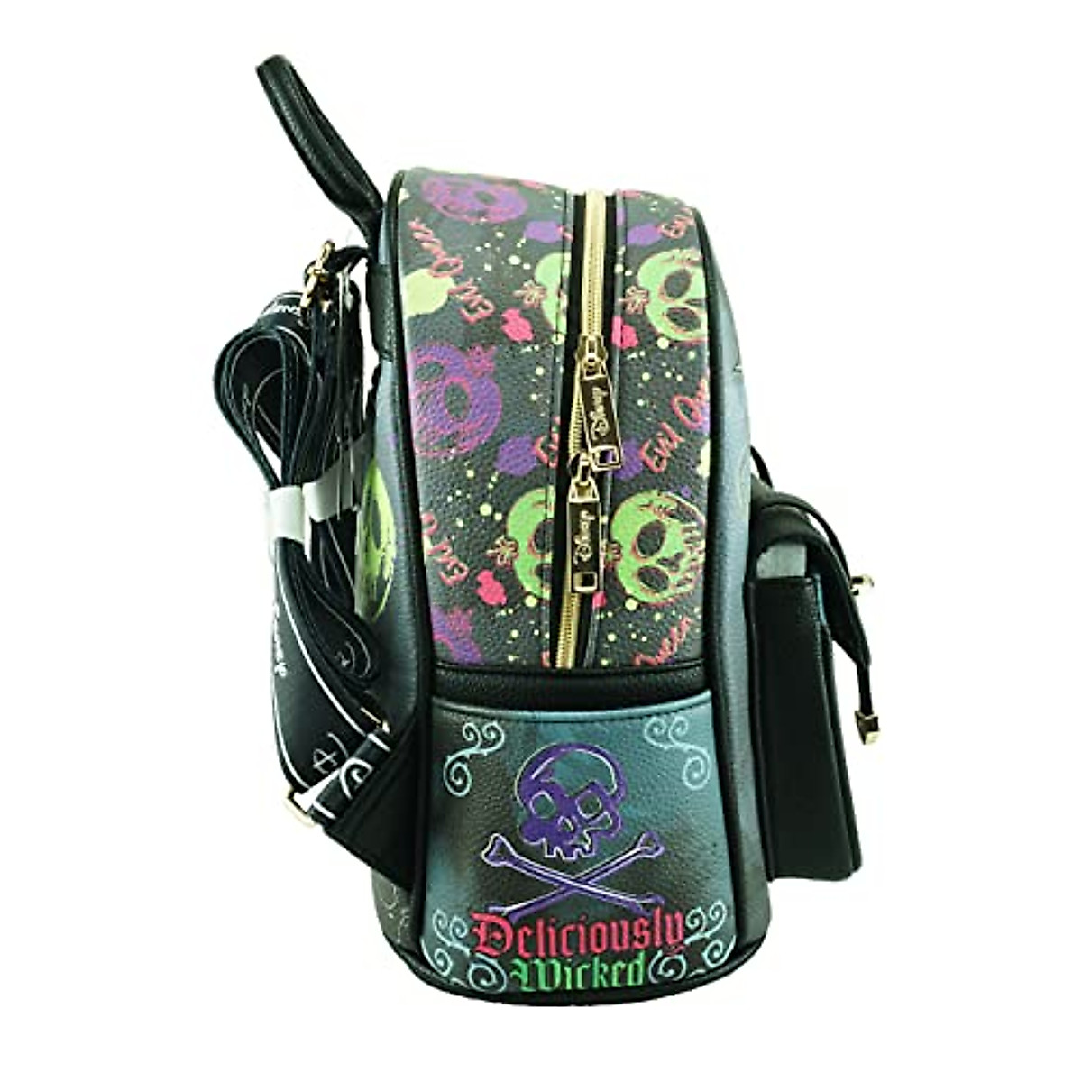 Wondapop Disney Evil Queen 11" Vegan Leather Fashion Mini Backpack