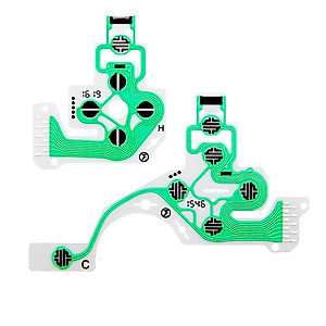 MMOBIEL Flex Ribbon Conductive Film Keypad Replacement for PlayStation PS4 Controller Dualshock 4 JDS-030 Incl (+) Screwdriver