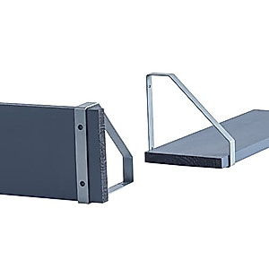 TFER Floating Wall Shelves for Bedroom/Bathroom, Set of 3, Hanging Shelf for Living Room/Kitchen/Laundry Room, Wall Mounted Shelves, Rustic Wood Shelves Great Value Halloween Decoration | Grey02