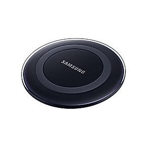 Samsung Qi Certified Wireless Charging Pad with 2A Wall Charger- Supports wireless charging on Qi compatible smartphones including the Samsung Galaxy S8, S8+, Note 8, Apple iPhone 8, iPhone 8 Plus, and iPhone X (US Version) - Black Sapphire