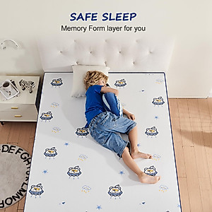 Molblly Full Mattress, 6 inch Gel Memory Foam Mattress with CertiPUR-US Bed Mattress in a Box for Sleep Cooler & Pressure Relief, 75"x54", Full Size