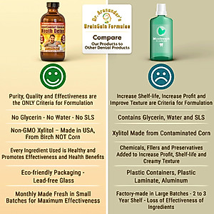 Gum Disease Help! Gum Recession Help! -Organic Mouth Detox & Oil Pulling - AyurVeda Formula - Helps Toothaches, Gingivitis, Pain, Root Canal, Bleeding, Sensitivity, Inflammation