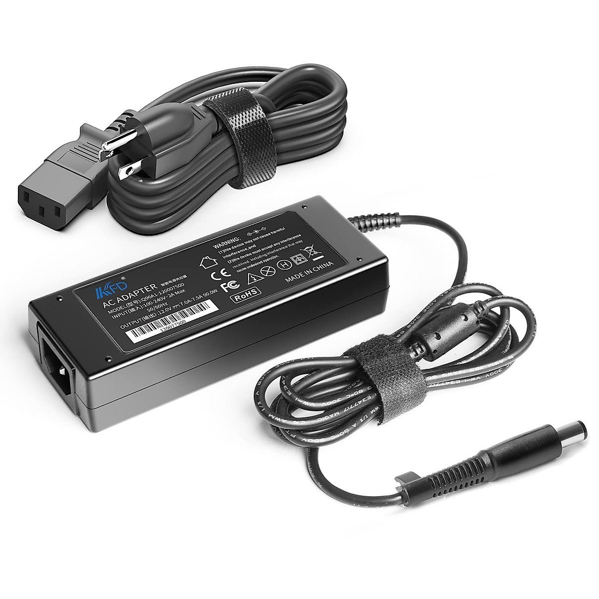 KFD 12V 7.5A 90W AC DC Adapter Charger Replacement for Philips Respironics DreamStation CPAP BiPAP Machines 267P 467P 560 560P 567P 660P 667P 760 760P 767P Power Supply Cord Cable US Plug PSU