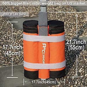 ABCCANOPY Canopy Sandbags for Instant Shelters, 140lb