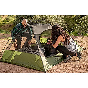 TETON Sports Vista 2 Quick Tent; 2 Person Dome Camping Tent; Easy Instant Setup, Green