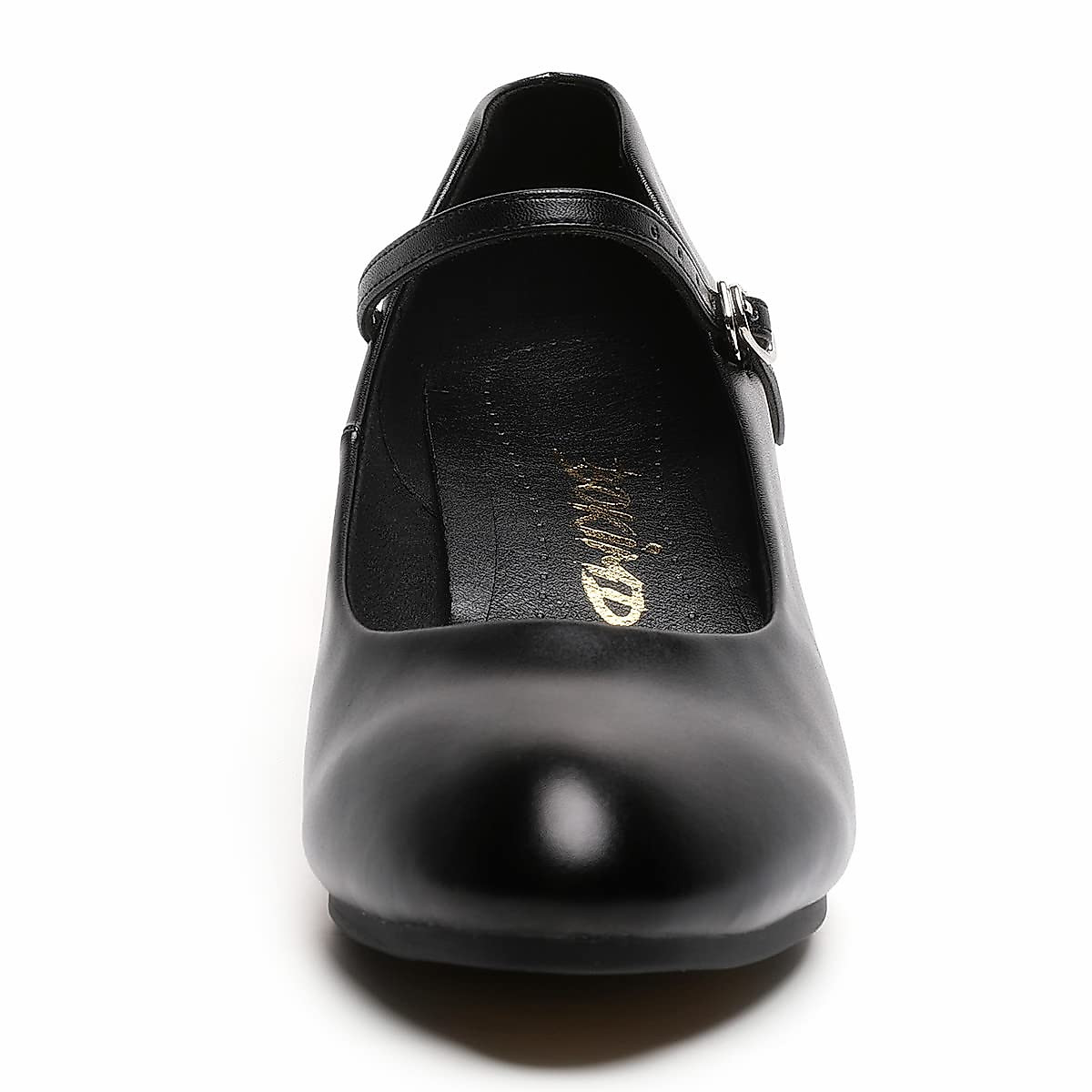 Women's Black Non-Slip Latin Salsa Dance Heels Ballroom Character Shoes Prom Dress Pumps (9 / Black)