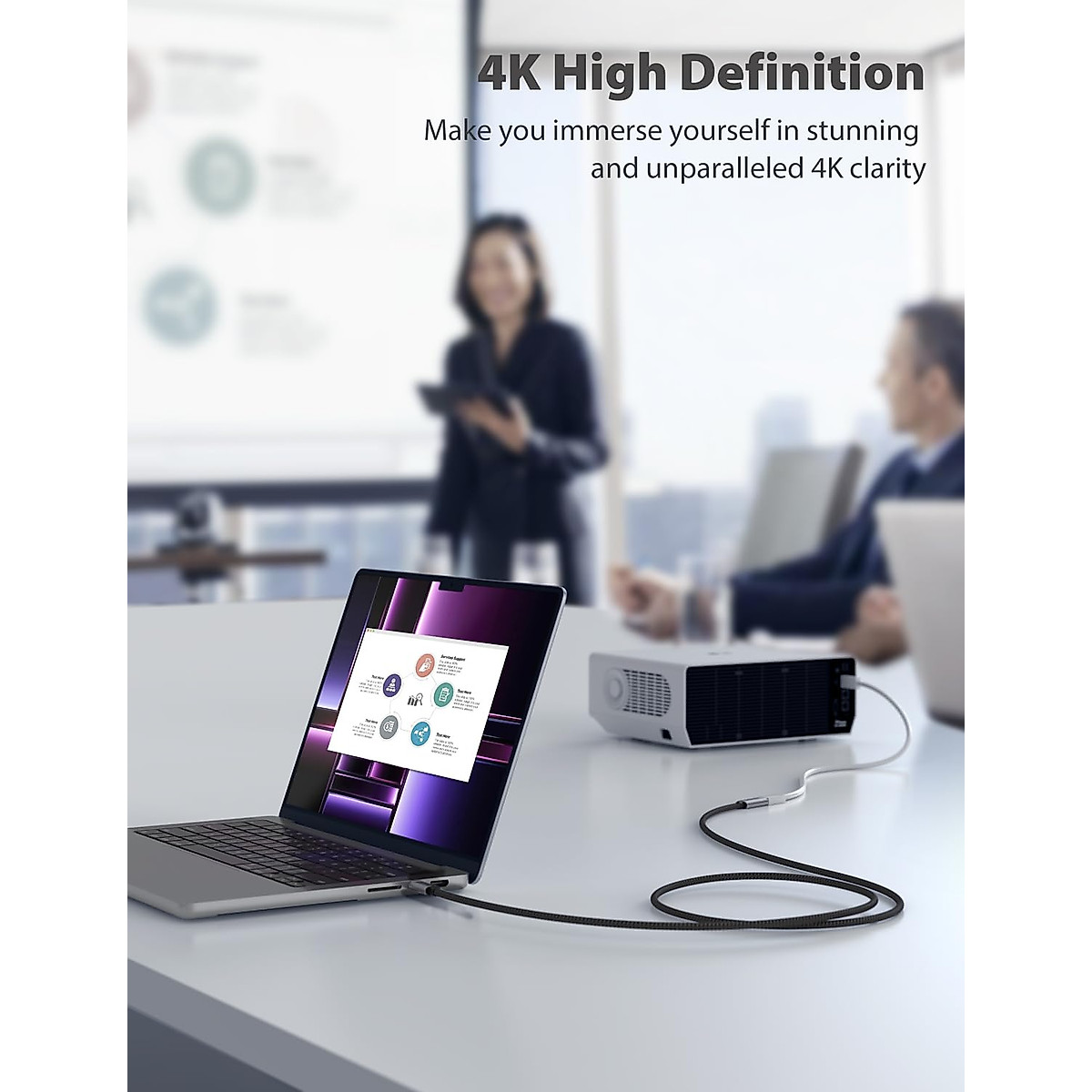 Stouchi USB C Extension Cable 6FT/1.8M, PSVR2 Extension Cable Type C 3.1 Male to Female Fast Charging & Audio Data Transfer for iPhone15, iPad Mini/pro, MacBook Air M2/ M1 Mac Mini/pro, Mag- Safe