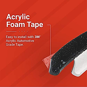 Trim-Lok Drip Rail, White – 1/2” Height, 25’ Length – PVC Plastic Rain Gutter for Cars, Vans, and RVs, Easy to Install Flexible Drip Rail Molding to Control Water Runoff, Durable 3M Tape Included