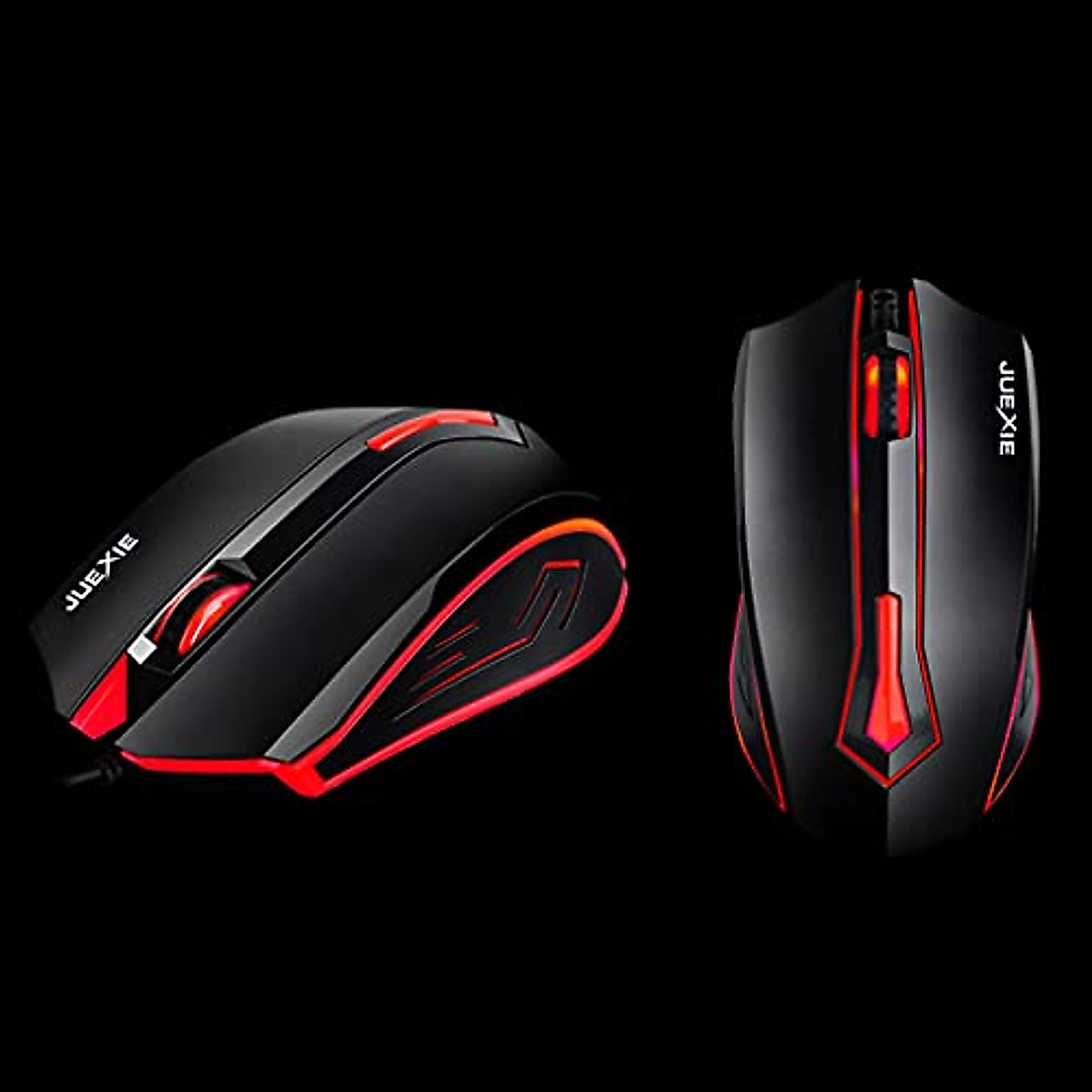 Lazy Pad,uvvy Wired Computer Mice Ergonomic Design 1000dpi for Office and Home Corded Computer Mouse Gaming Mechanical Mouse