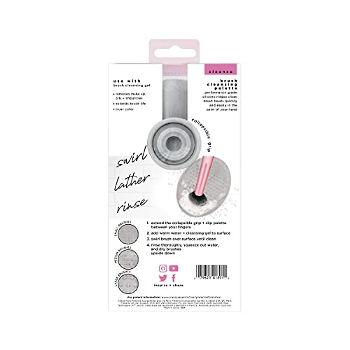 Real Techniques Miracle Brush Cleansing Palette, 1 Count