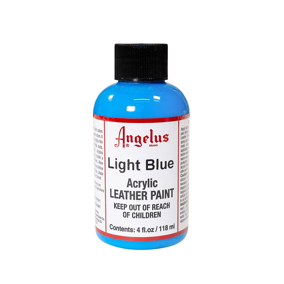 Angelus Acrylic Leather Paint, 4 Fl Oz (Pack of 1), Light Blue