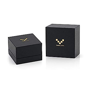 TVON - 1.77Cts Oval Natural Tanzanite GemStone and Diamond - Vintage Ring for Women in 14K Rose Gold Prong Setting, 8.5