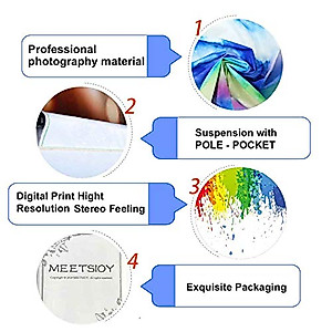 Paint Splatter Backdrop for Party Painting Art Party Decorations MEETSIOY 7x5ft Abstract Cartoon Painting Photography Background Themed Party Banner Photo Booth YouTube Backdrop PMT880