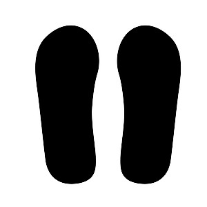 Deluxe 30Pairs(60Feets) Spray Tan Feet Pads Protectors PRO Sunless Airbrush Spray Tanning Tent Foot Protection (Black)