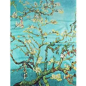 Umjetnost Soft Cashmere Feel Scarf For Women Fashion Art Print Long Warm Scarves Large Shawl Wrap Monet Klimt Van Gogh Painted Gifts (C10)