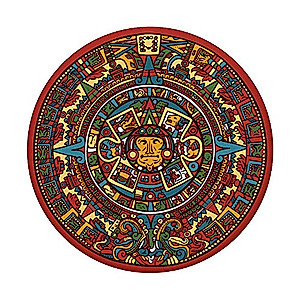 Aztec Calendar Mexican Art Sun Stone Ancient Mayans PopSockets PopGrip: Swappable Grip for Phones & Tablets