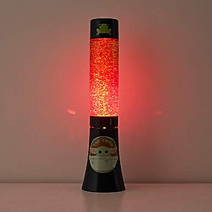 Star Wars: The Mandalorian, Featuring The Child, Glitter Light Up Volcano Lamp