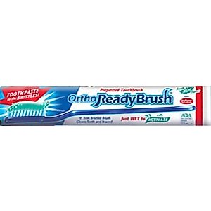 ReadyBrush Prepasted Toothbrushes, Fresh Mint Flavor - Bag of 10 toothbrushes