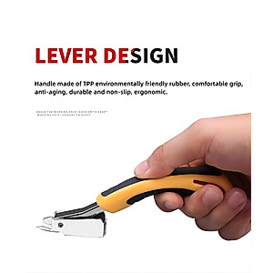 Staple Remover, Staple Puller Tool with Ergonomic Handle, Upholstery and Construction Heavy Duty Staple Removers for Removing All Kinds of Nails in Furniture, Floor, Wooden Box, Photo Frame, Carpet