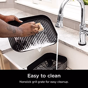 Ninja OG701 Woodfire Outdoor Grill, 7-in-1 Master Grill, BBQ Smoker, & Outdoor Air Fryer plus Bake, Roast, Dehydrate, & Broil, Woodfire Technology, with Robust Pellets