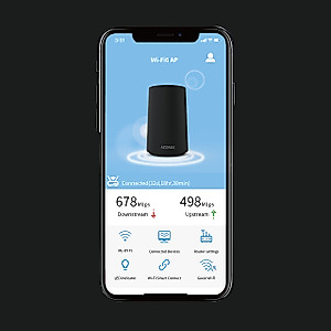 AZORES WiFi 6 Whole Home Mesh WiFi System Wireless Router AX1800-2 Pack, Dual Band AX Router, Beamforming, OFDMA, MU-MIMO, Parental Controls