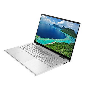 HP Pavilion x360 2-in-1 Laptop, 15.6" FHD Touchscreen, Intel i5-1135G7, 32GB RAM, 512GB SSD, Webcam, Backlit Keyboard, HDMI, Micro SD Card Reader, Wi-Fi 6, Windows 11 Home, Silver