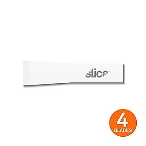 Slice 10534 Chisel Blade, Finger-Friendly Edge, Safer Choice, Never Rusts, Lasts 11x Longer Than Metal, Precision Scraping, Scratchboard Art, Sculpting