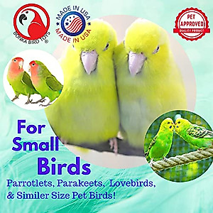 Bonka Bird Toys 1356 Star Sneaker Rubber Chew Wood Cotton Parrot Quaker Parrotlet Budgie Cockatiel