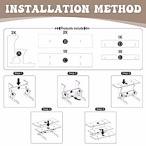 3-Tier Retail Table Display Stand Portable Retail Wooden Display Riser Straight Display Racks for Craft Shows Farmers Markets Countertop Cupcakes Jewelry Small Products Display (White,1 Pack)
