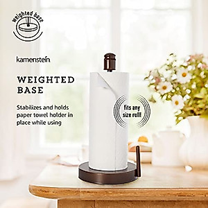 Kamenstein Perfect Tear Paper Towel Holder, 13-Inch, Bronze