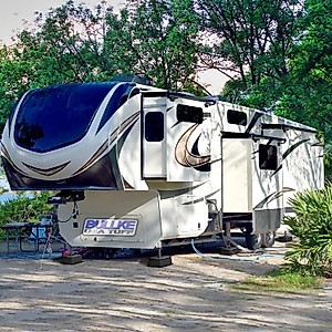 4 Pack BULLKE (USA Made) Trailer Jack Block Stand Tested up to 18,000 lbs Stabilizing Pads | Strongest Blocks for RV 5th Wheel Camper, Post, Foot, Tongue Jack, or Stabilizer Round