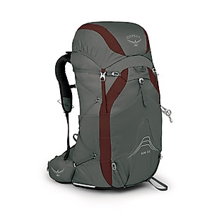 Osprey Eja 58L Women's Ultralight Backpacking Backpack, Cloud Grey, WM/L
