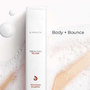 L'ANZA Healing Volume Thickening Shampoo, Boosts Shine, Volume, and Thickness for Fine and Flat Hair, Rich with Bamboo Bodifying Complex and Keratin (10.1 Fl Oz)
