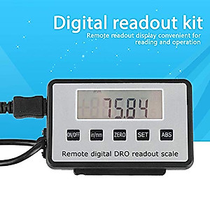 Digital Readout, 0-150mm Accurate Digital LCD Readout Scale for Milling Machines Lathes, Woodworking, Metalworking Machines