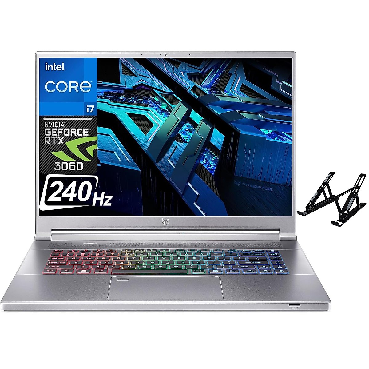 acer Predator Triton 300 SE Gaming Laptop 2023 Newest, 16" 240Hz Display, Intel-Core i7 12700H, RTX 3060, 64GB DDR5 RAM, 2TB SSD, Wi-Fi 6E, Backlit Keyboard, Windows 11 Home, with Laptop Stand