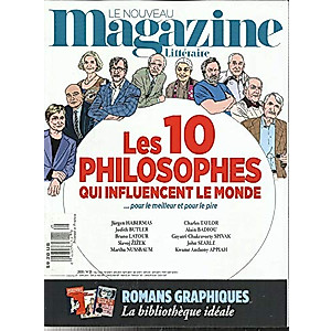 LE NOUVEAU MAGAZINE LITTERAIRE, JANVIER, 2020 NO. 25 (NOTE : FRENCH LANGUAGE)