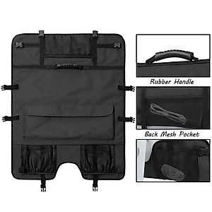 CURMIO Travel Carrying Bag Compatible for Apple 27" iMac Desktop Computer, Protective Storage Case Monitor Dust Cover Compatible with 27" iMac Screen and Accessories, Black, Patent Pending