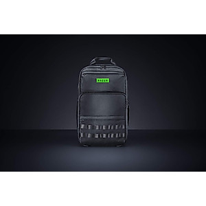 Razer Concourse Pro 18" Backpack: Tear Resistant Bottom - Front Utility Flap for Greater Accessibility - Scratch-Proof Interior - Padded Mesh Weave Straps - Fits Up to 18 inch Laptops - Black