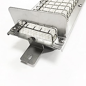 GRILLJOB BBQ Grill Searing Burner Ceramic Infrared Sear Burner Replacement Part P02005020A Compatible with Grand Hall Turbo Infrared Main Burner