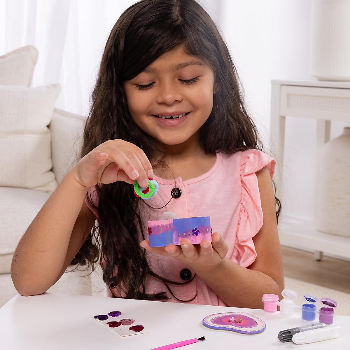 Melissa & Doug Created by Me! Heart Box Wooden Craft Kit