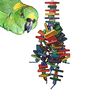 Super Bird Creations SB670 Stir It Up! Bird Toy, Medium/Large Bird Size, 17" x 8"