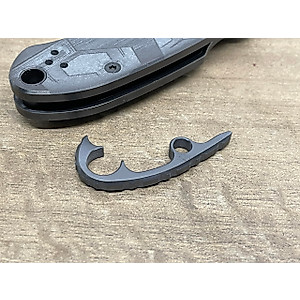 Metonboss Brushed Zirconium Gear BACKSPACER for Spyderco PARA 3