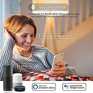 Avatar Controls 4 Pack Smart Bulb GU10, Alexa LED Light Bulbs Music Sync RGBCW Color Changing Dimmable WiFi Spot Lights Works with Google Home, Quick Connection