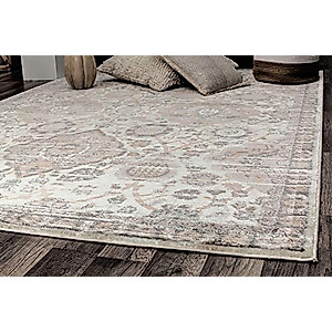 Rugs America Leopold LX50A Sugar Cookie Area Rug, 7'0" x 9'0"